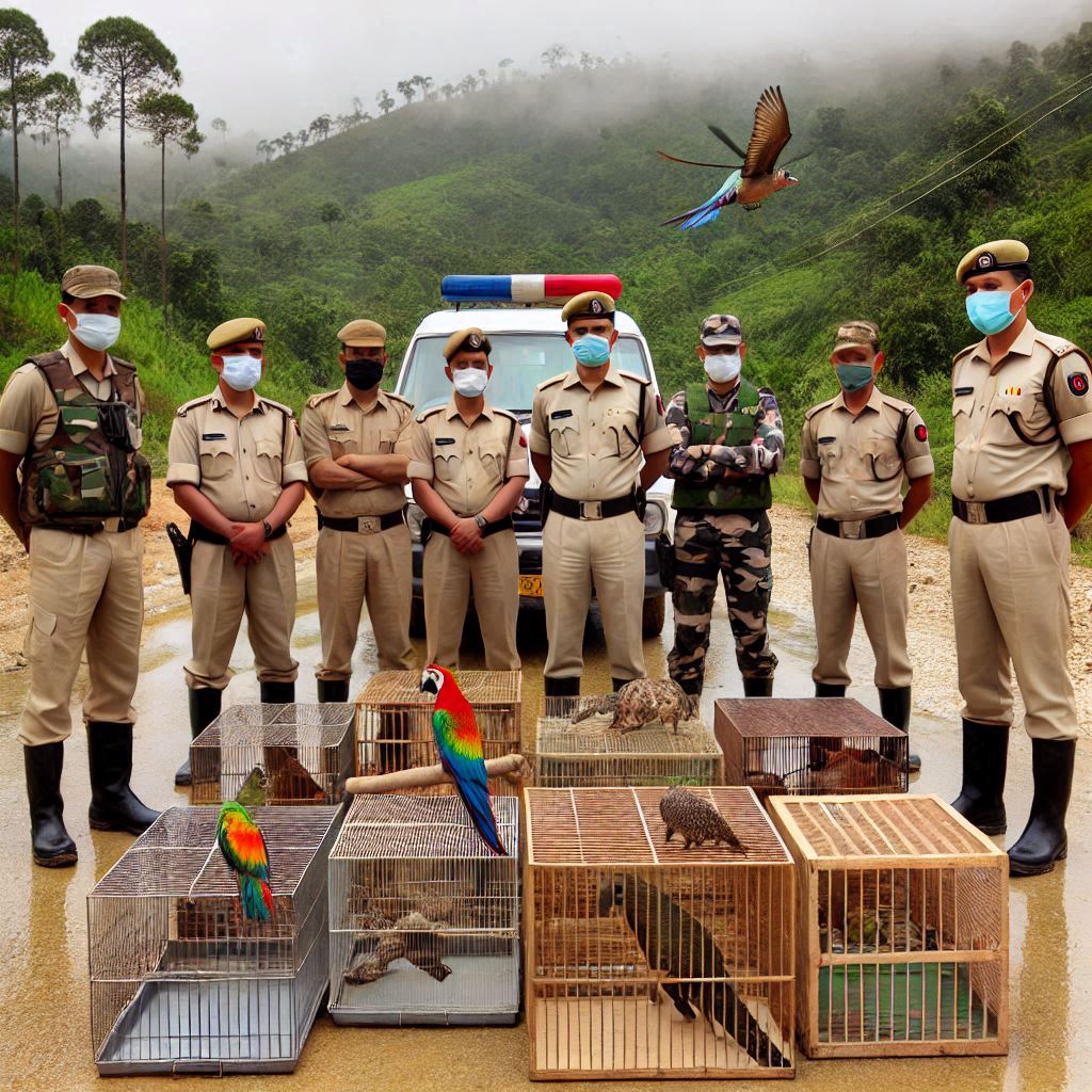 Mizoram Police Rescues 24 Exotic Animals from Illegal Trade - SURAKSHA ...